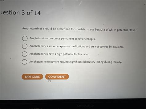 Solved Uestion 3 ﻿of 14amphetamines Should Be Prescribed For