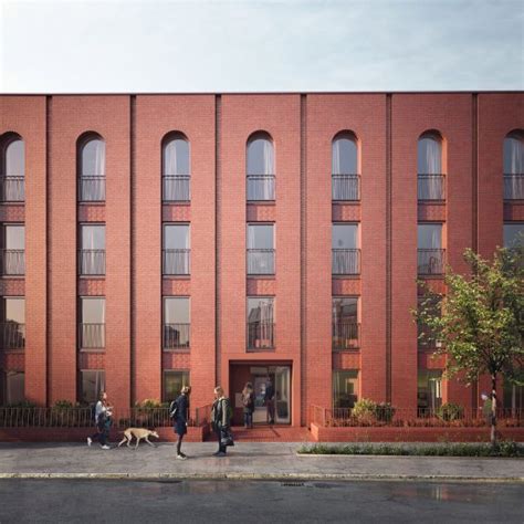Graeme Nicholls Architects Designs Oval Housing Block In Glasgow