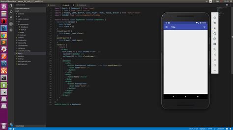 react native base sidebar opens underneath the screen stack overflow