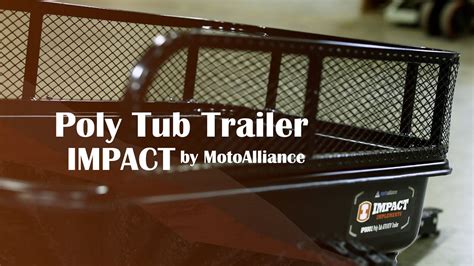 IMPACT Poly Tub Trailer Assembly YouTube