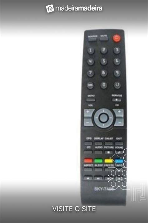 Controle Remoto Tv Aoc Led Lcd Tecla Service Sound Tv Artofit