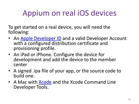 Automation Testing On Ios Platform Using Appium Ppt