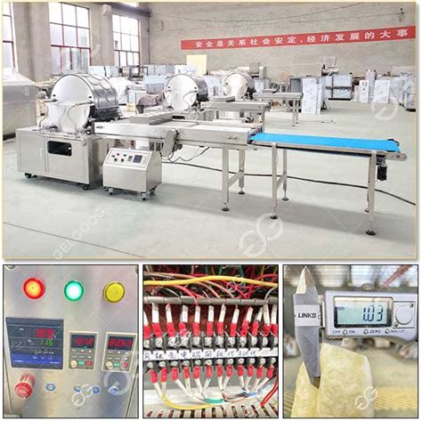 automatic spring roll wrapper making machine 500 1000pcs h