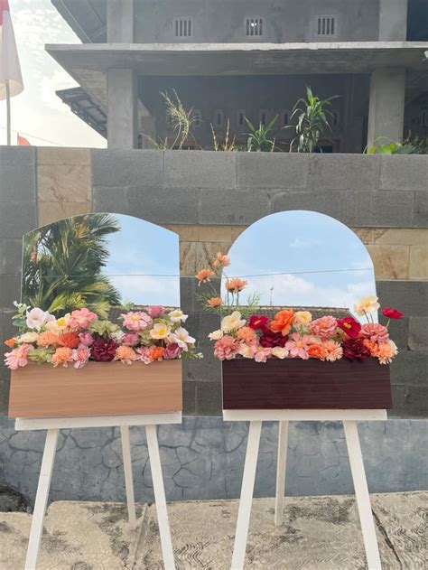 Mirror Flower Box Bengkulu Di 2025 Dekorasi Pernikahan Romantis