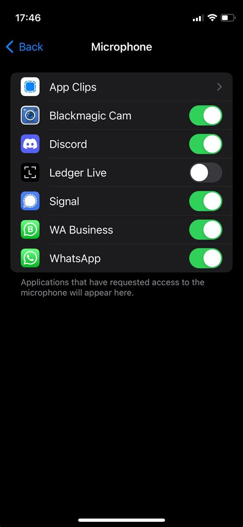 ledger microphone access on ios r ledgerwallet