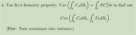 4 use ito s isometry property var c db f