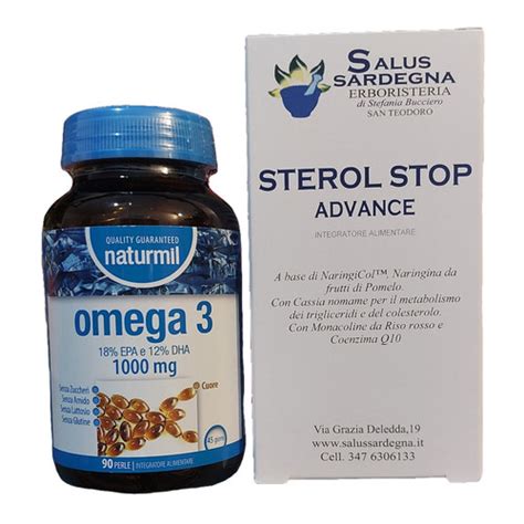 Sterol Stop Advance E Omega 3 Salus Sardegna