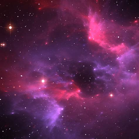 Light Pink Galaxy Background
