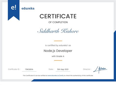 siddharth kishore on linkedin edureka nodejs fullstackdeveloper