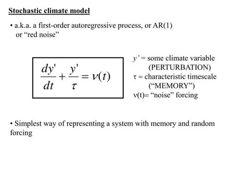 Ppt Stochastic Climate Model Powerpoint Presentation Free Download