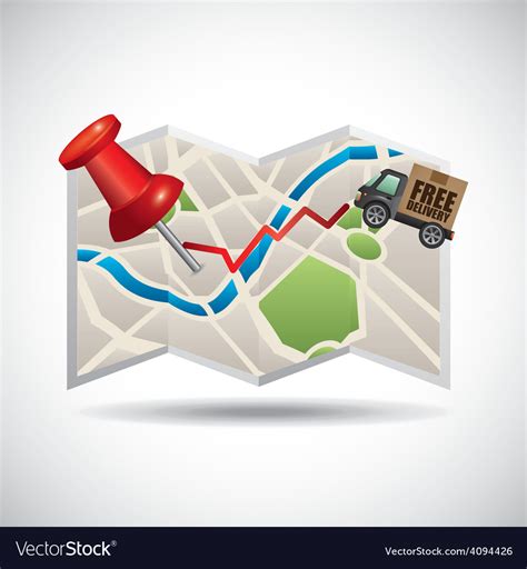 Gps Navigation Royalty Free Vector Image VectorStock