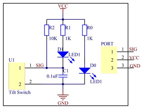 Lesson 21 Tilt Switch — Sunfounder Sensor Kit V2 For Arduino Documentation