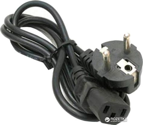 Кабель живлення для ПК Atcom 1 8 м 0 75мм² Iec C13 Cee 7 7 Black 4547 фото відгуки