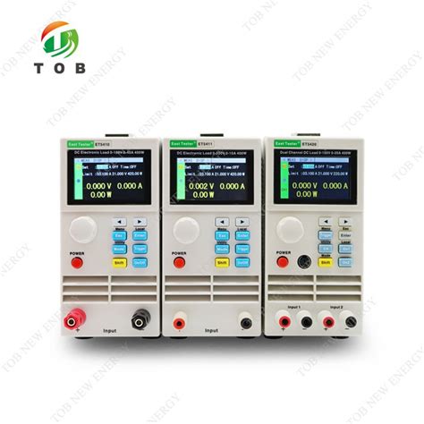 400w 프로그래밍 가능한 Dc 전자 부하 테스터 공급 업체 및 제조업체 공장 직접 가격 Tob New Energy