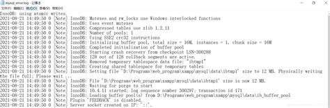 解决xampp中mysql无法启动的问题 xampp里面mysql的stop启动不起来 csdn博客