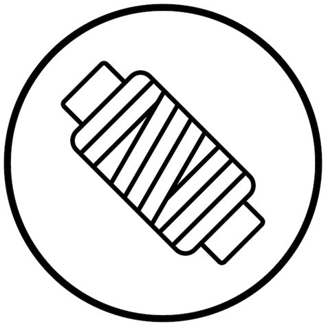Premium Vector Thread Icon Style