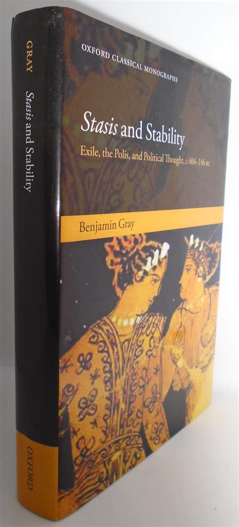Stasis And Stability By Benjamin Gray Near Fine Hardcover 2015 1st