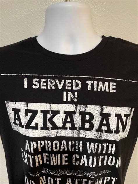 Harry Potter Azkaban Prison Inmate M Crewneck Tee Shi… - Gem