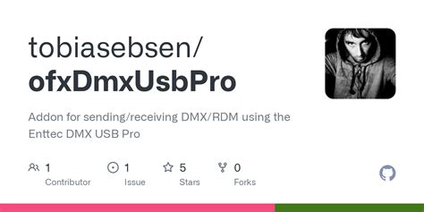 Github Tobiasebsenofxdmxusbpro Addon For Sendingreceiving Dmxrdm Using The Enttec Dmx Usb Pro