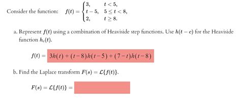 solved consider the function f t 3 t 2 t