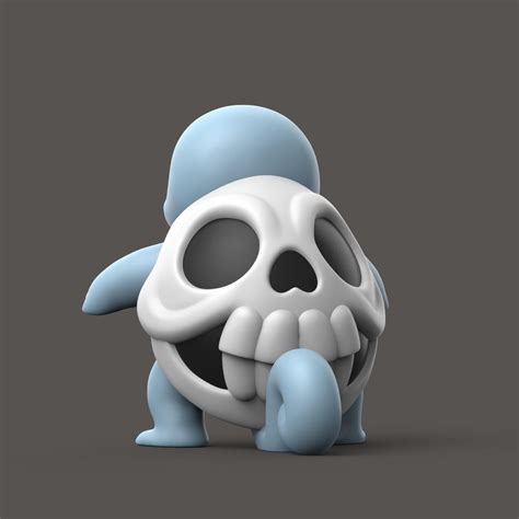 My 3d Art Work Halloween Squirtle Evolution Oc Rpokemon
