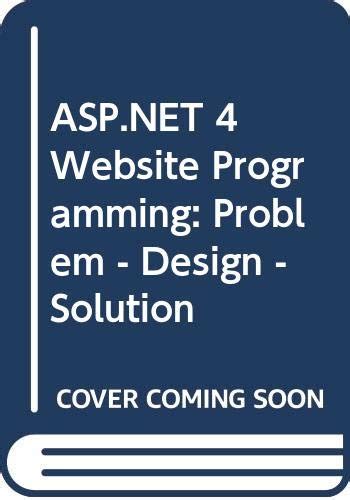 buy asp 4 website programming problem design solution book