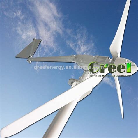 High Efficiency Three Phase Grid Tied Solar Hybrid System Eolic Wind Generator 2kw