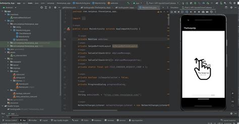 Source Code To Convert Your Website To Android App Features Upload Image WhatsApp Sharing