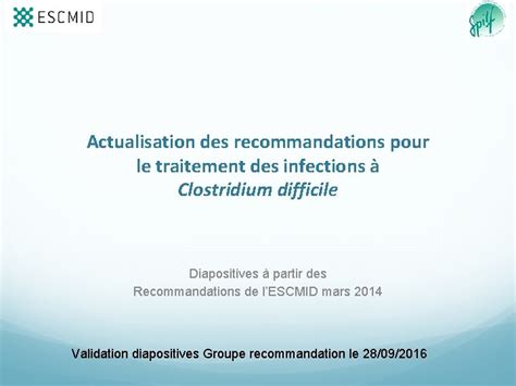 Actualisation Des Recommandations Pour Le Traitement Des Infections