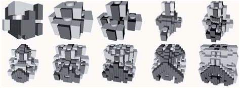 3d cellular automata software designed by c soddu for generating 3d