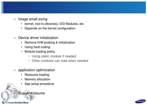 PPT Linux Bootup Time Reduction For Digital Still Camera PowerPoint Presentation ID 244288