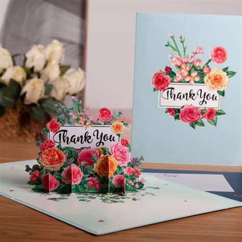 Tarjeta De Ramo 3d Tarjetas De Felicitación Con Flores Tar Meses