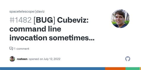 [bug] cubeviz command line invocation sometimes fails · issue 1482