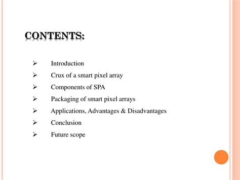Ppt Smart Pixel Arrays Powerpoint Presentation Free Download Id