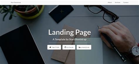 40 个免费 bootstrap html5 网站模板 知更鸟