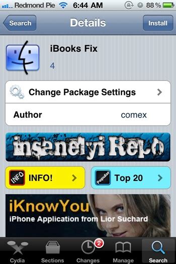 Fix IBooks Error After IOS GreenPois N Jailbreak How To Redmond Pie