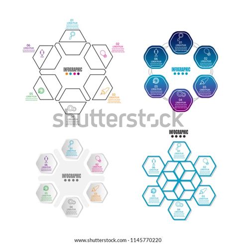 Timeline Infographic Template Element Workflowprocesspresentation Modern Stock Vector Royalty