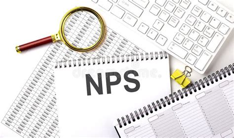 NPS Text Written On A Notebook On Chart With Keyboard And Planning Stock Photo Image Of Office