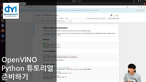 Openvino Python 튜토리얼 준비하기 Youtube