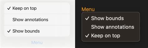 Swift Checkmark On The Left Side Of Menu Items Stack Overflow