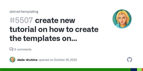 Create New Tutorial On How To Create The Templates On Learnmicrosoft