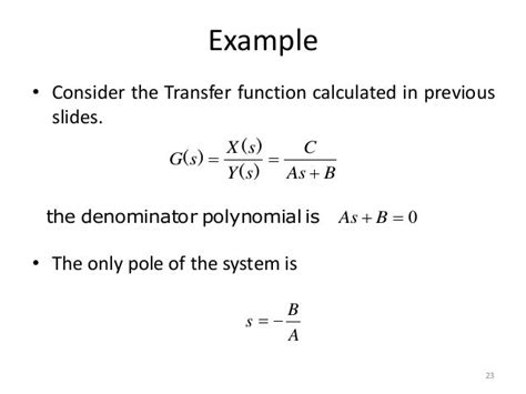 lecture 2 transfer function