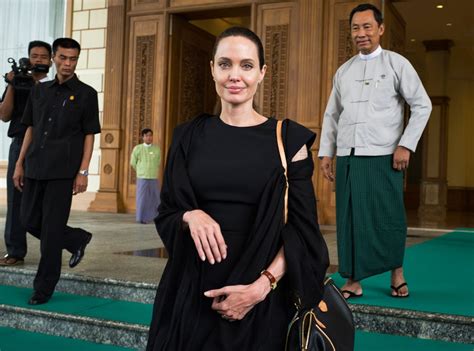 Angelina Jolie Visits Cambodia Wants Son Maddox To Know His Homeland