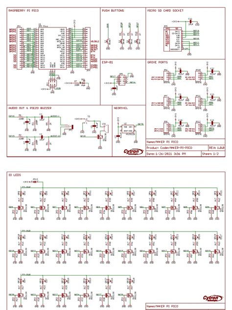 Maker Pi Pico V100 Schematic Pdf
