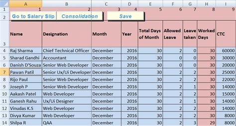 Sample Salary Structure In Excel Sheet Philippines Design Talk