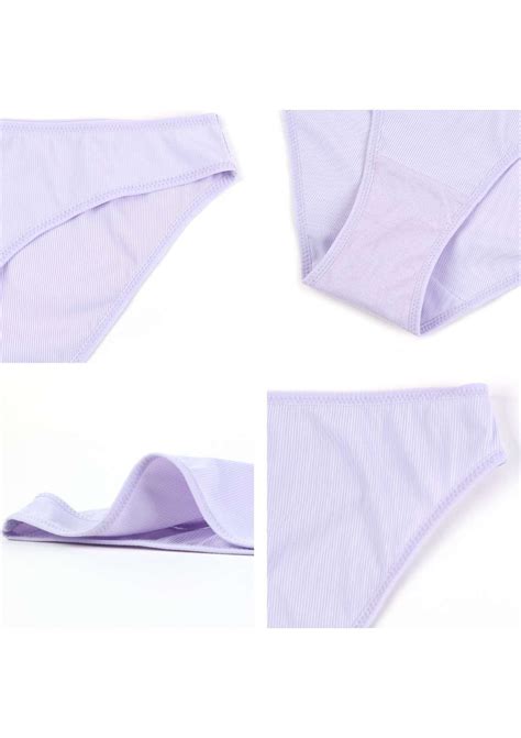 Hsia Ribbed Knit Cotton Bikini Underwear 3 Pack