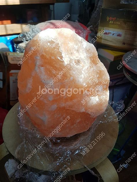 히말라야 소금 크리스탈 램프 행운의램프 조명등 미사용 중고나라 카페에서 운영하는 공식 사이트