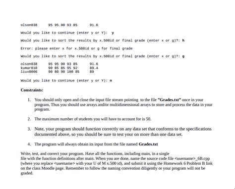Solved C Problem Program To Compute Sort And Display