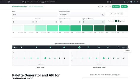 Using The Tailwind Css Palette Generator And Api Simeongriggsdev