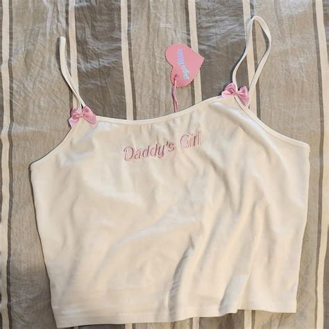 Dollskill Daddys Girl Cropped Tee Size 2xl V Depop